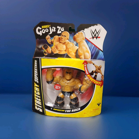 WWE | Toys | The Rock Heroes Of Goo Jit Zu Wwe Strecthy Superstar The ...
